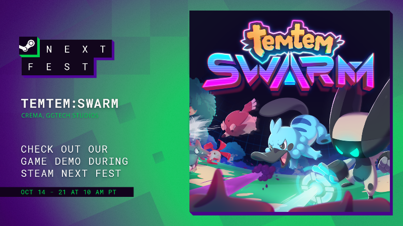 Temtem: Swarm - Temtem: Swarm joins Steam Next Fest with a free, public ...