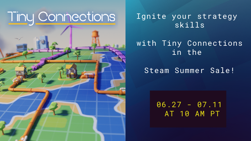 Tiny Connections - Tiny Connections is in the Steam Summer Sale! ☀️ - Steam News