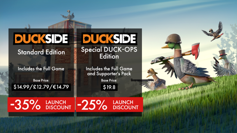 DUCKSIDE - DUCKSIDE Release Trailer and Price Reveal! - Steam News