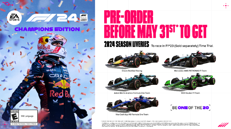 F1® 24 - Experience the 2024 liveries in F1 23 Time Trial - Steam News