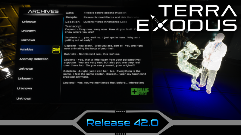 Terra Exodus - Game Update V42 - Steam News