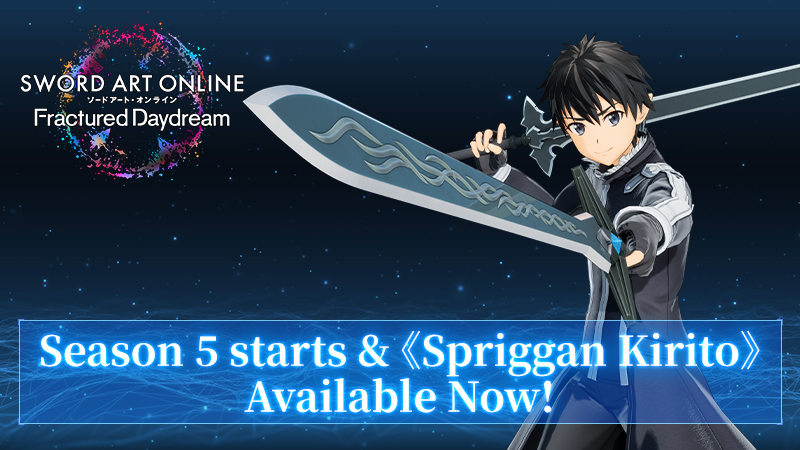 SWORD ART ONLINE Fractured Daydream - Spriggan Kirito Joins the Roaster ...