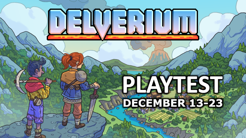 Delverium - Playtest starting on 13th December! - Steam News