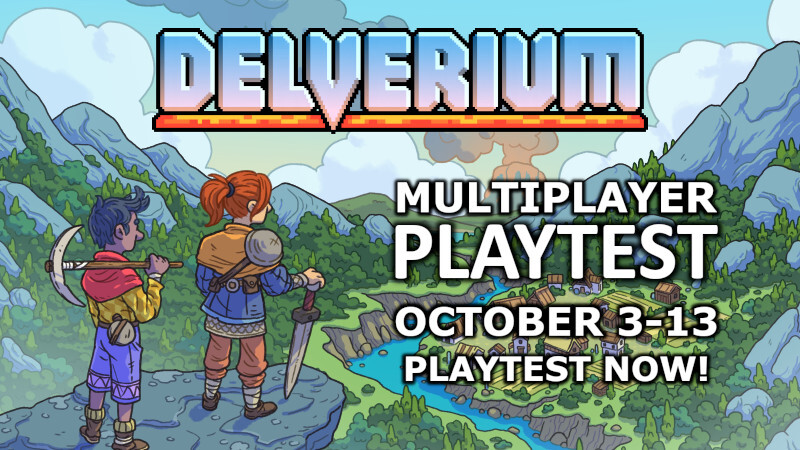 Delverium - Public Playtest starts 3rd of October! - Steam News