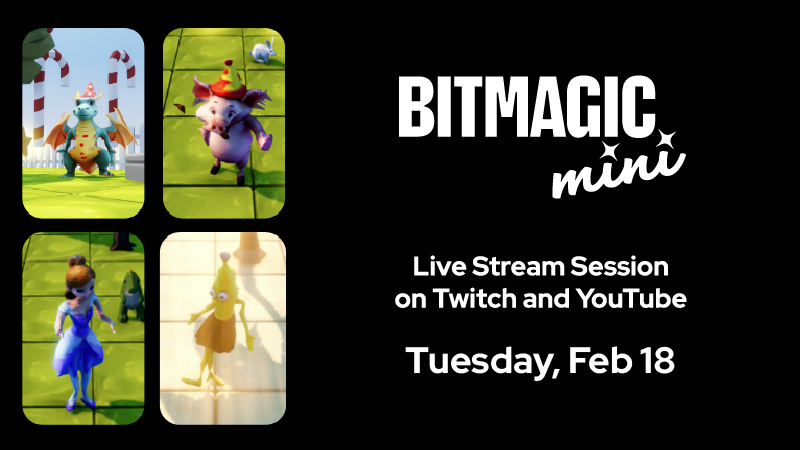 Bitmagic - Join our live stream today with Bitmagic MINI! - Steam News