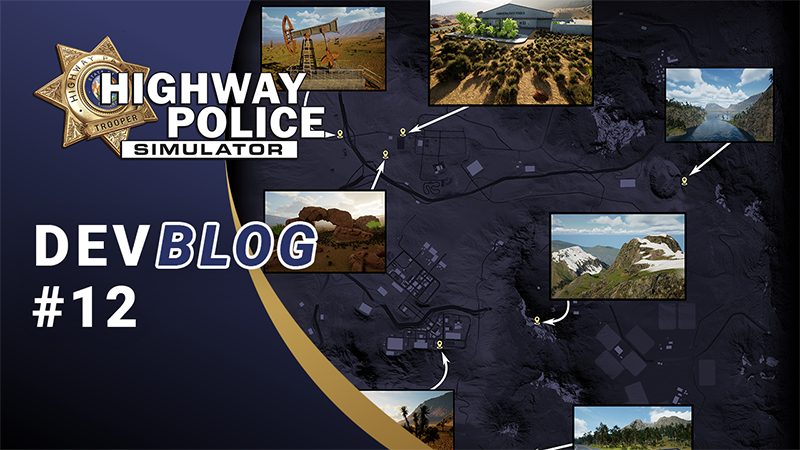 Highway Police Simulator - Map Reveal | Dev-Blog#12 - Steam News