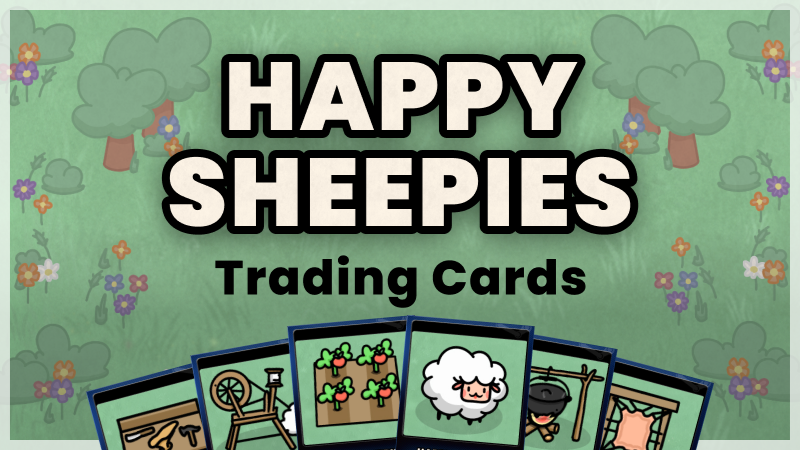 Happy Sheepies - Trading Cards Has Arrived! - Steam News