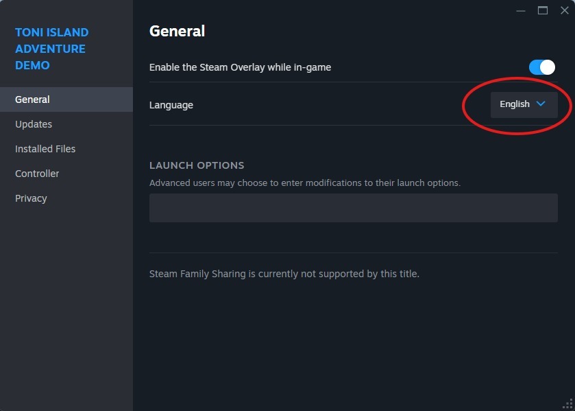 Toni Island Adventure - English Language Issue Resolved - Steam News
