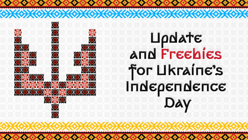 Threads of War - Update and freebies for Ukraine's Independence Day ...