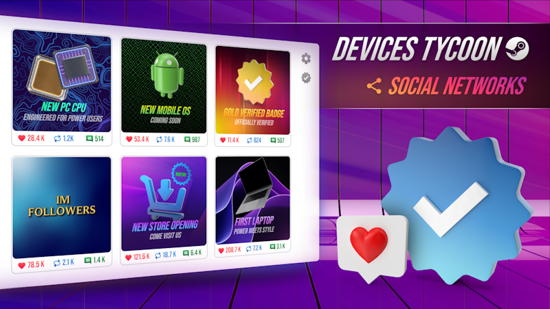 Devices Tycoon - Devices Tycoon – Social Networks - Steam News