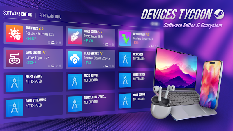 Devices Tycoon - Software Editor & Ecosystem - Steam News