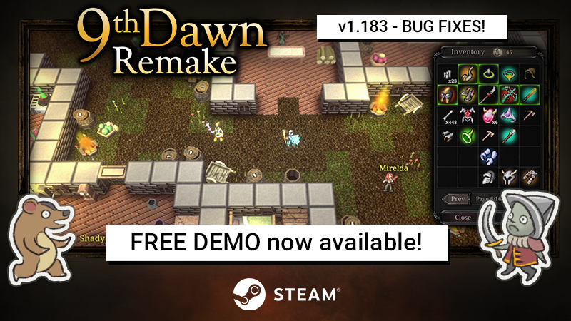9th Dawn Remake - Updates and Free Demo now available! - Steam News