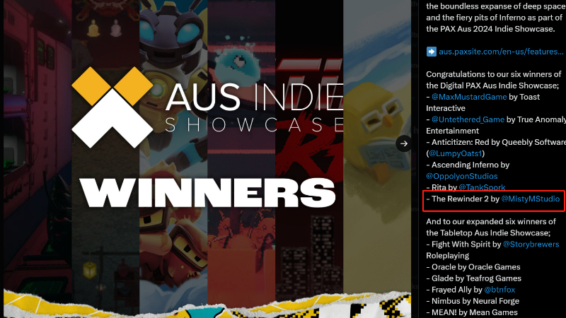 Steam :: The Rewinder 2 :: The Rewinder 2 is a part of Digital PAX Aus ...