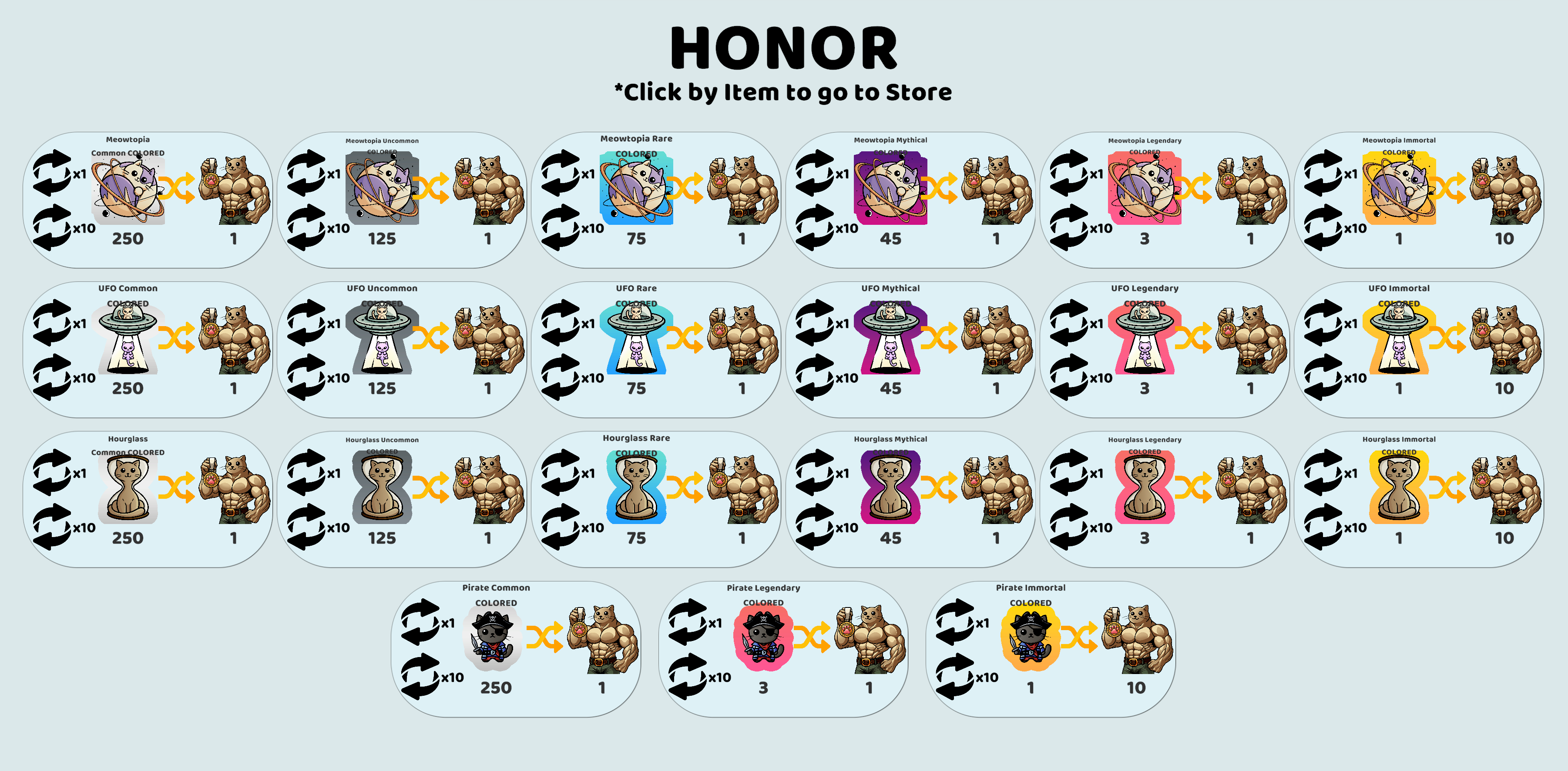 🥇 Honor Leaderboard! Climb the TOP 🔝 and get REWARDS 💪 · Cats update ...