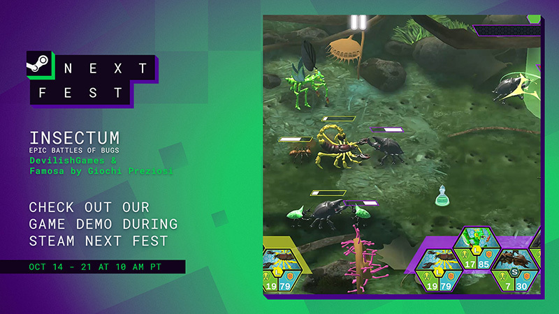 Insectum - Epic Battles of Bugs - Insectum will launch on Steam on October 24th - Steam News