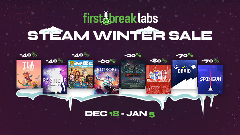 Steam :: ILA: A Frosty Glide :: First Break Labs Winter Sale is Here!