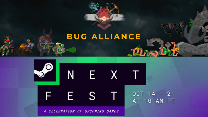 Bug Alliance - BUG ALLIANCE - Steam Next Fest Broadcast - Steam News