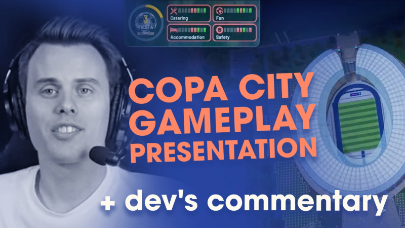 COPA CITY - First ever gameplay presentation with developers commentary ...