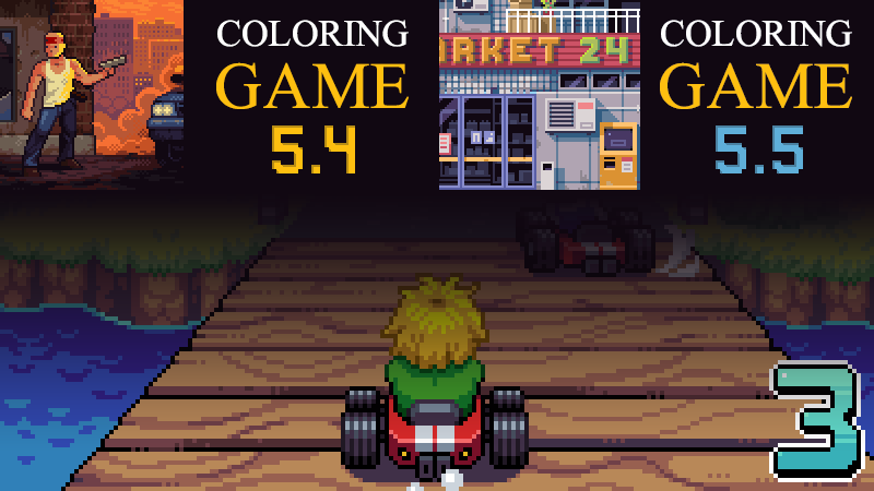 Coloring Game 5 - The Big Announcement - Steam News