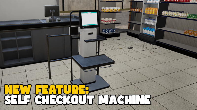 Steam :: Mini-Market Simulator VR :: New Self Checkout Machine is available!