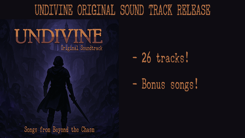 Undivine - Undivine's OST is available now! - Steam News