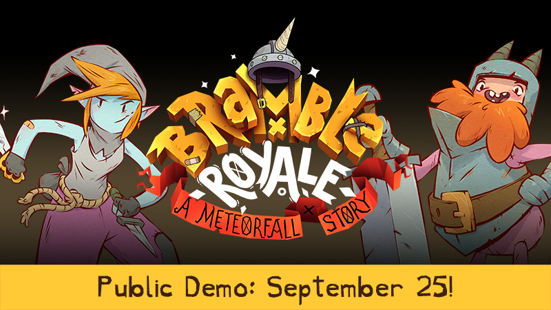 Steam :: Meteorfall: Rustbowl Rumble :: Bramble Royale Public Demo Launches on September 25!