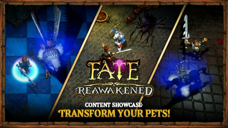 FATE: Reawakened - Content Showcase - Pet Transformations! - Steam News