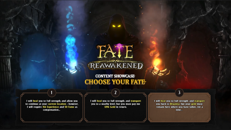 FATE: Reawakened - Content Showcase - Choose your FATE - Steam News