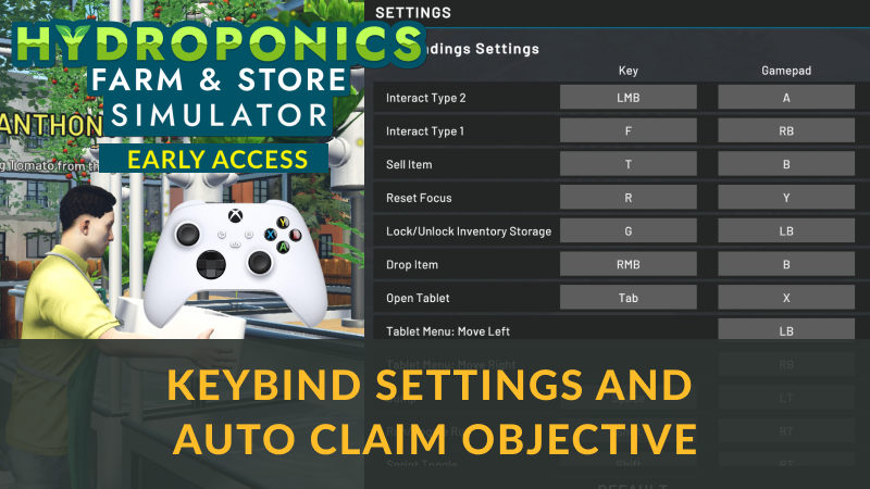 Hydroponics Farm & Store Simulator - Update v2025.16.5.3 – Keybind, Auto Claim, and More - Steam ...