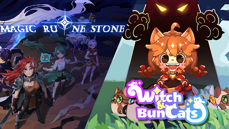 Steam :: Magic Rune Stone :: June 7th update and linkage "Witch and Bun cat" preview