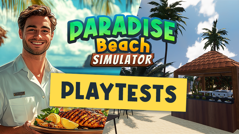 Paradise Beach Simulator Playtest - Opening of new playtests before the ...