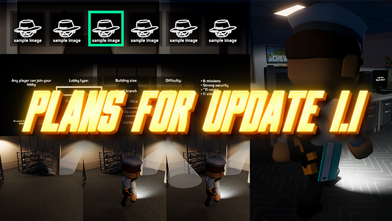 Undercover Fools - Plans for update 1.1 - Undercover Fools - Steam News