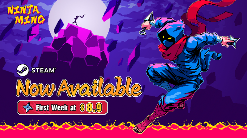 Ninja Ming - Ninja Ming Now Available! Join launch event to win $450 prizes - Steam News