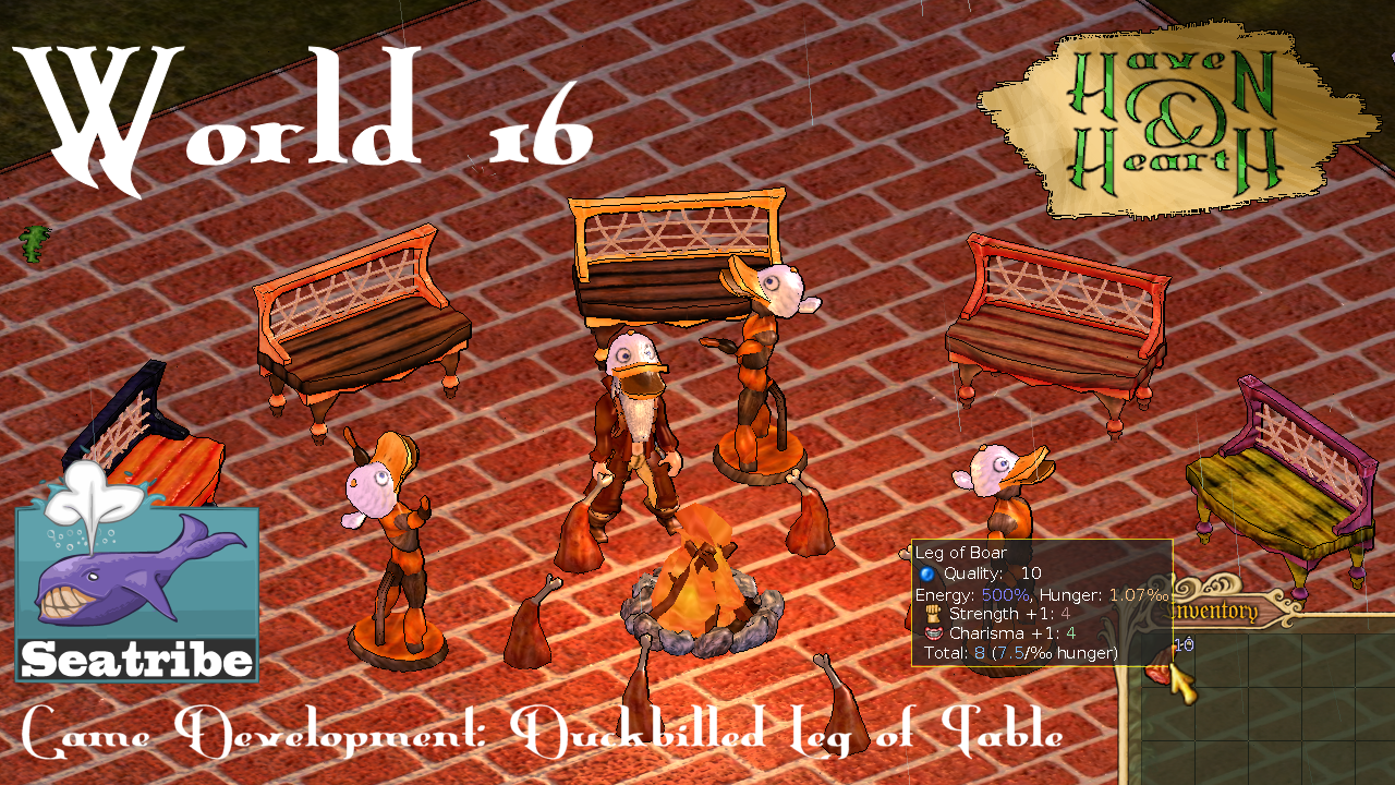 Steam :: Haven & Hearth :: Game Development: Duckbilled Leg of Table