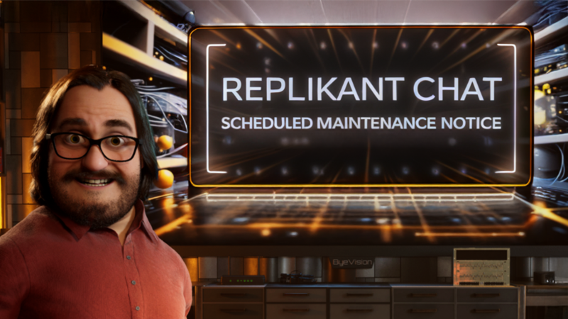 Replikant Chat - Scheduled Maintenance Notice for Sunday, November 24 ...