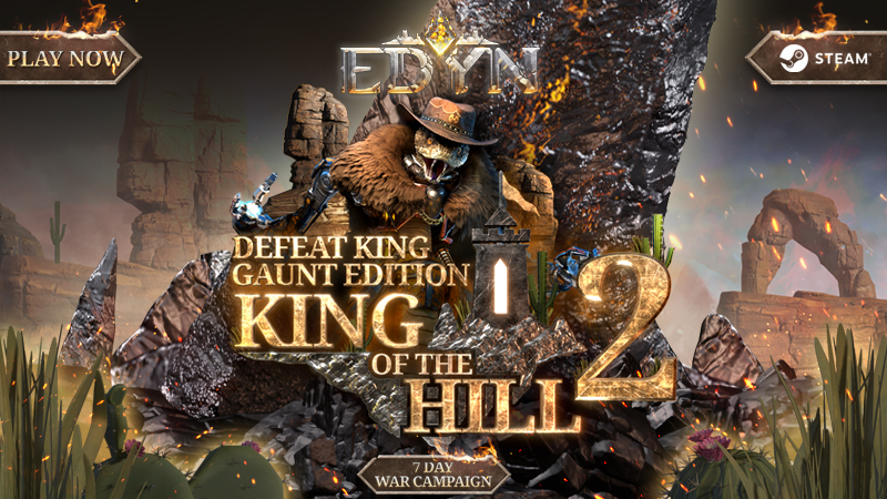 Steam :: EDYN :: KING OF THE HILL 2. Defeat King Gaunt Edition