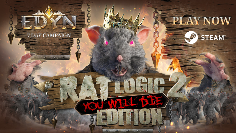 Steam :: EDYN :: RAT LOGIC 2 - You will D. I. E. Edition NOW LIVE!!!!!!!!!