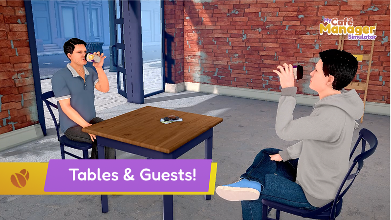 My Café Manager Simulator - 🛠️ Devlog #10: Tables and Customer ...