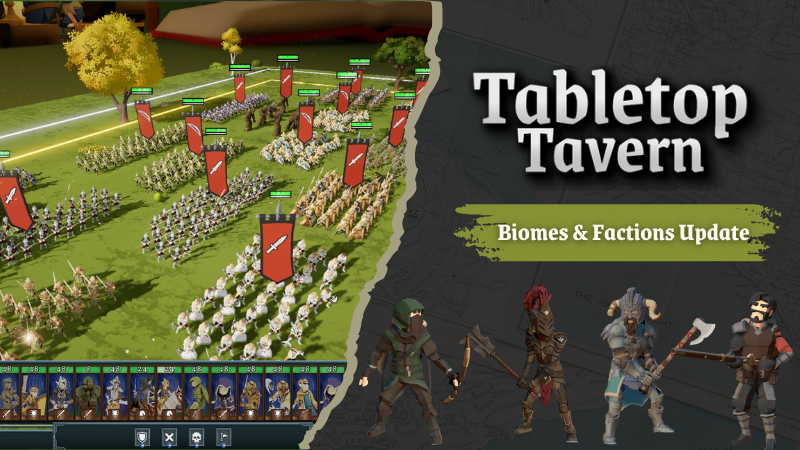 Tabletop Tavern - The Biomes & Factions Update is Here! - Steam News