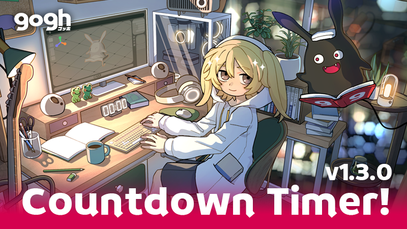 gogh: Focus with Your Avatar - [Update 1.3.0!!] Countdown Timer, New Avatar Items, New Playlists ...