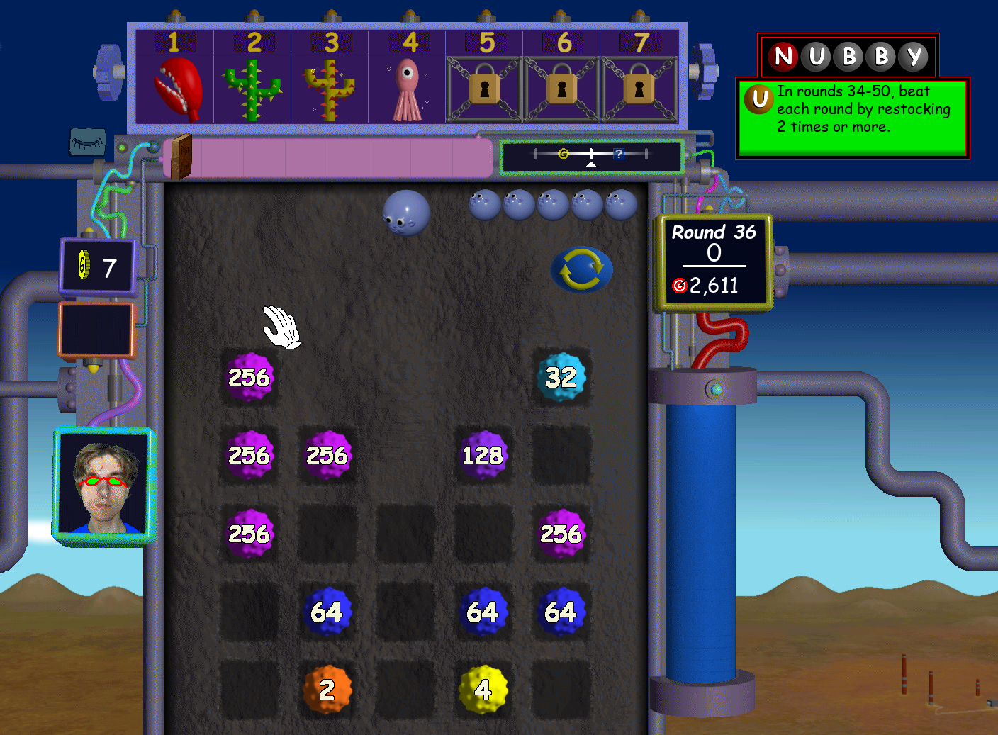 Here's an image of what the nubby trials gui looks like in a run :)