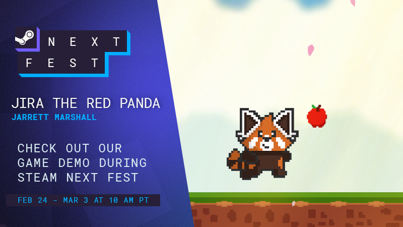 Jirai the Red Panda - Jirai will be part of Steam Next Fest 2025! - Steam News