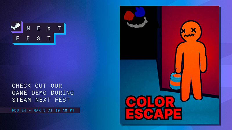 Steam :: Color Escape 🌈 :: Color Escape on Next Fest | DEMO AVAILABLE