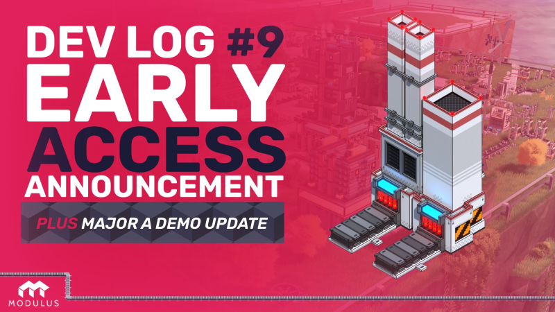 Steam :: Modulus :: Dev Log 9: Building Smarter | Demo Update & Early Access Date Reveal
