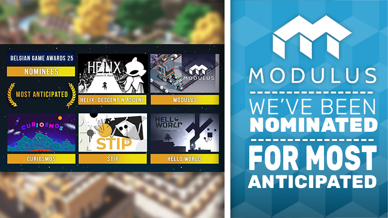 Modulus - Modulus is Nominated for Most Anticipated Game at the Belgian ...