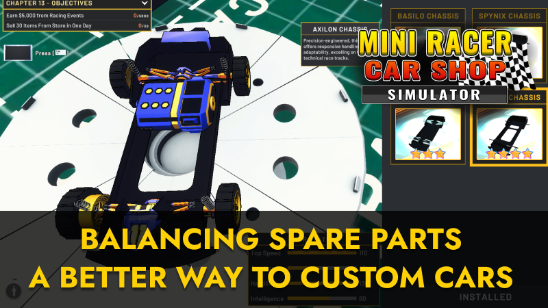 Mini Racer Car Shop Simulator - Balancing Spare Parts: A Better Way to ...