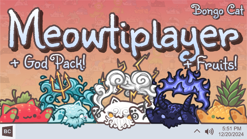 Bongo Cat－Meowtiplayer－Steamニュース