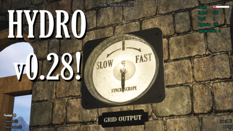 Hydro - Demo Build Update v0.28 is Here! - Steam News