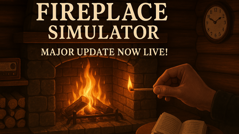 Fireplace Simulator - Fireplace Simulator - Major Update! - Steam News