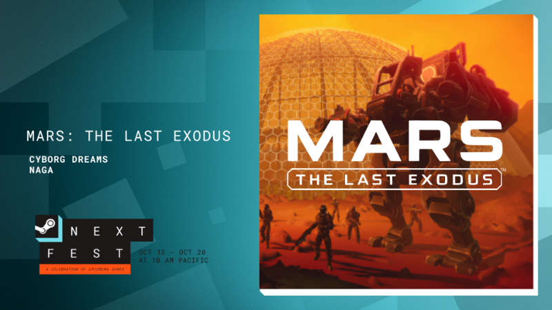 Steam :: MARS :: October Steam Next Fest just started, hop into our new ...